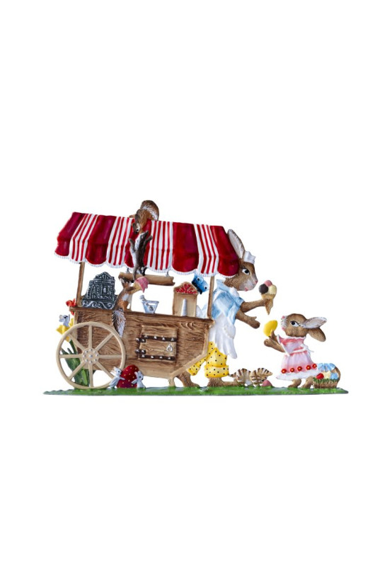 Zinn Hase Eisverkäufer 2025 zum Stellen - Jahreshase, Zinn, Zinnfiguren ...