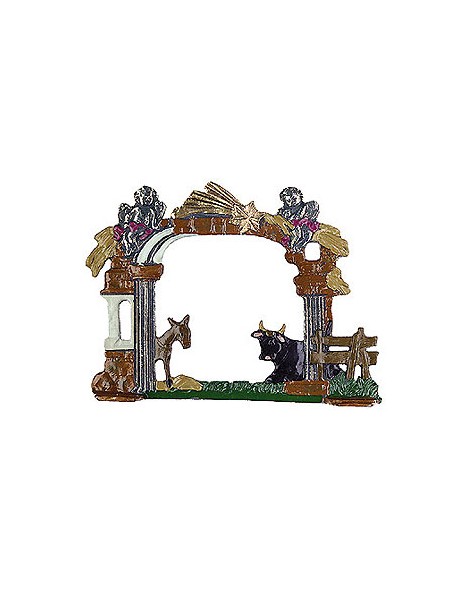 Nativity stable to stand - Pewter Figurines Christmas, Nativity Motive ...